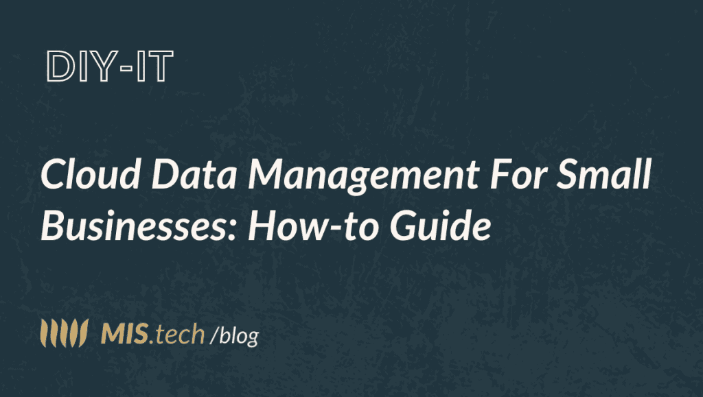 Cloud Data Management For Small Businesses: How-to Guide